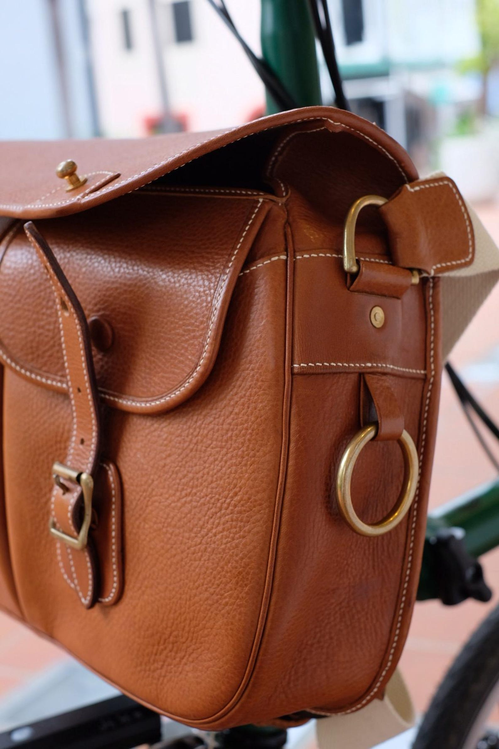 Leather Front Bag for Brompton - Etsy
