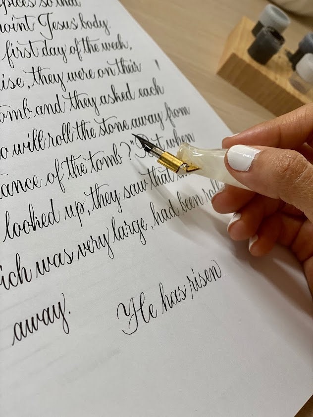 Custom Handwritten Calligraphy Quote Bible Verse Wall - Etsy