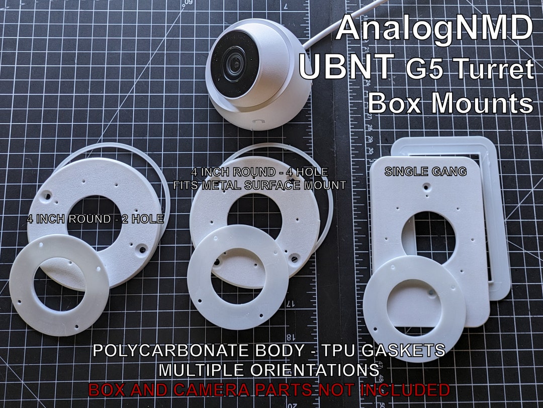 AI Turret & G5 Turret Ultra Camera Box Mount - Single Gang - 4 Inch ...