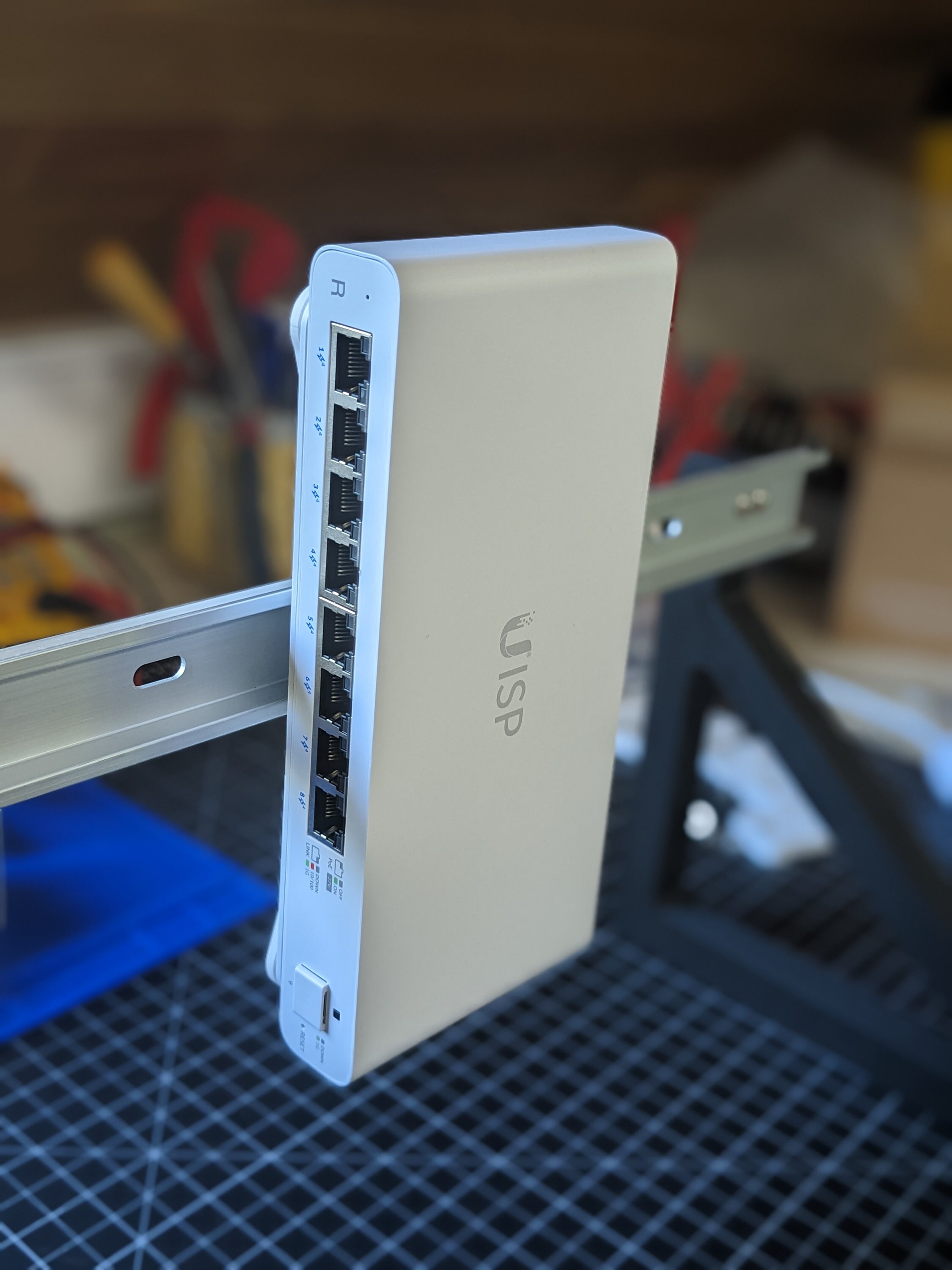 Din Rail Mount for Ubiquiti UISP Router or Switch - Etsy