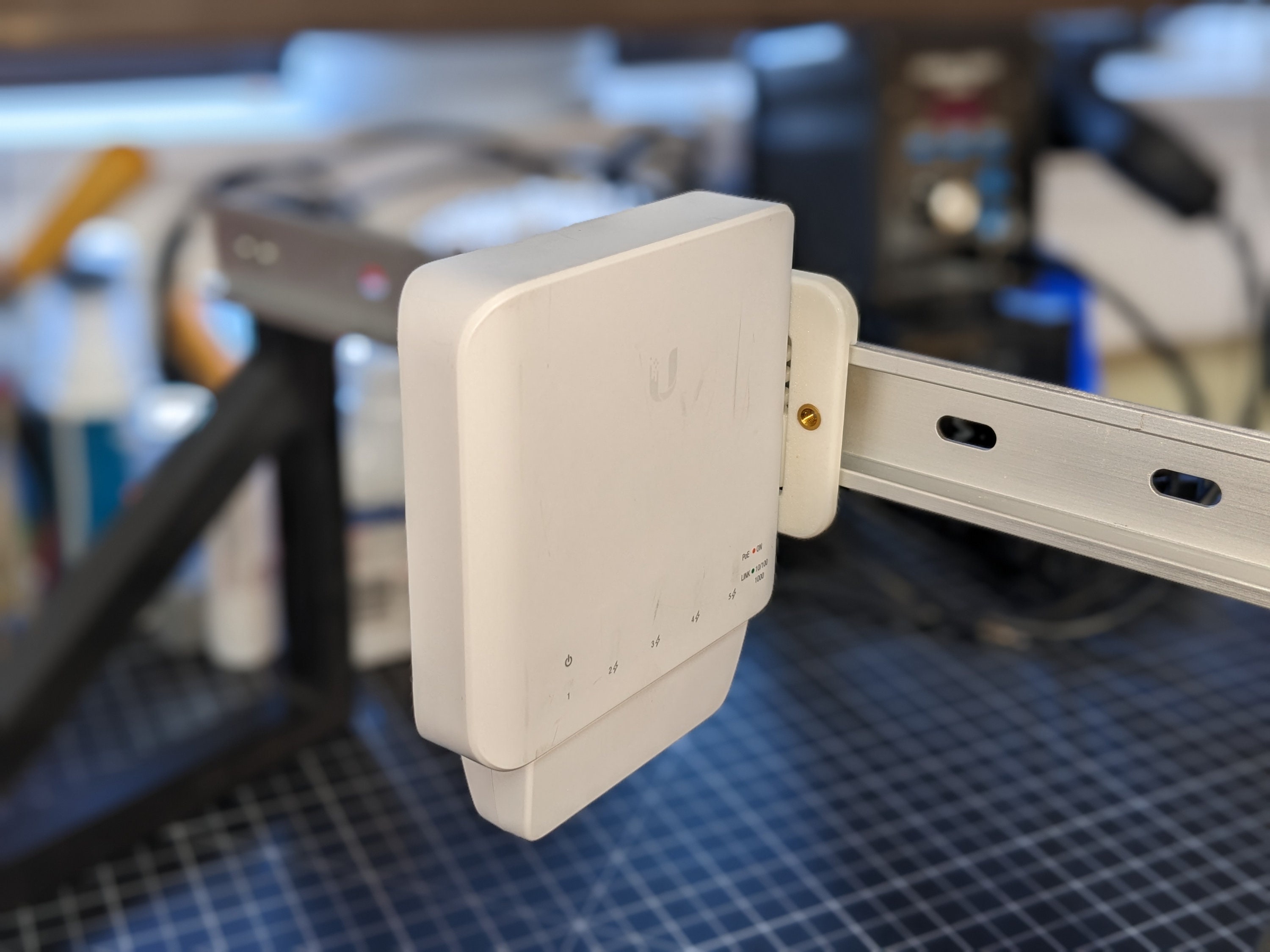 DIN Rail Mount for Unifi Flex 5port POE Switch Usw-flex (46W) - Etsy