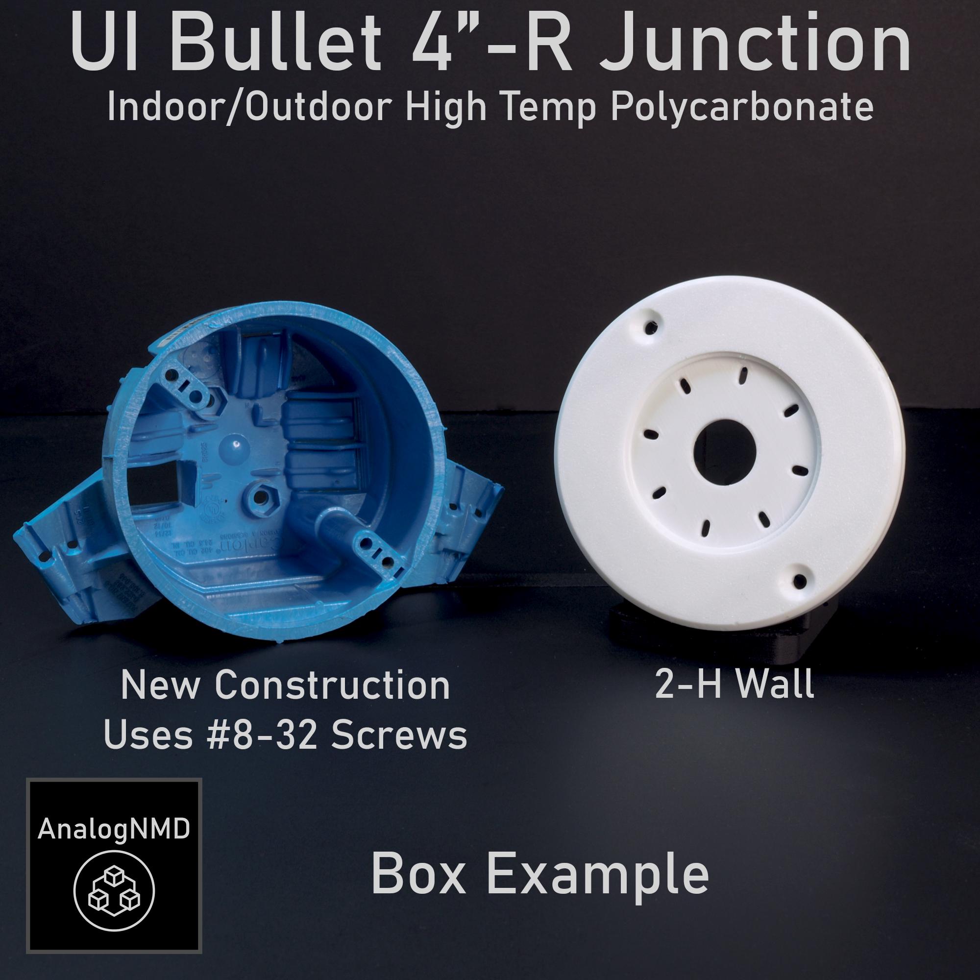 Ubiquiti Camera Junction Box Adapter - 4" Round Electrical Box Adapter ...