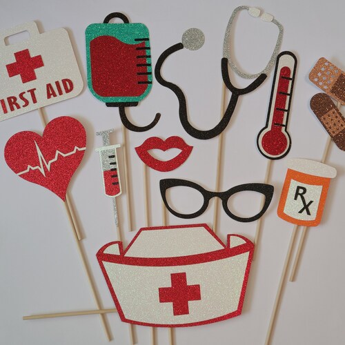Nurse Party Photo Booth Props Doctor Photo Booth Props - Etsy Australia