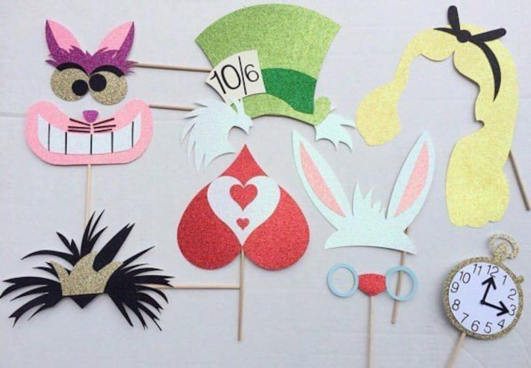 Alice in Wonderland Photo Props-alice in Wonderland Party- Alice ...