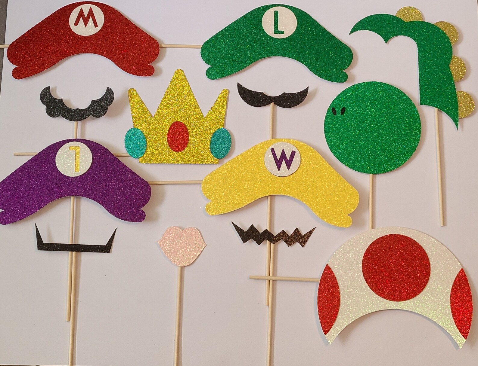 Super Mario Inspired Photo Props | Etsy