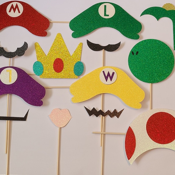 Mario Photo Props - Etsy