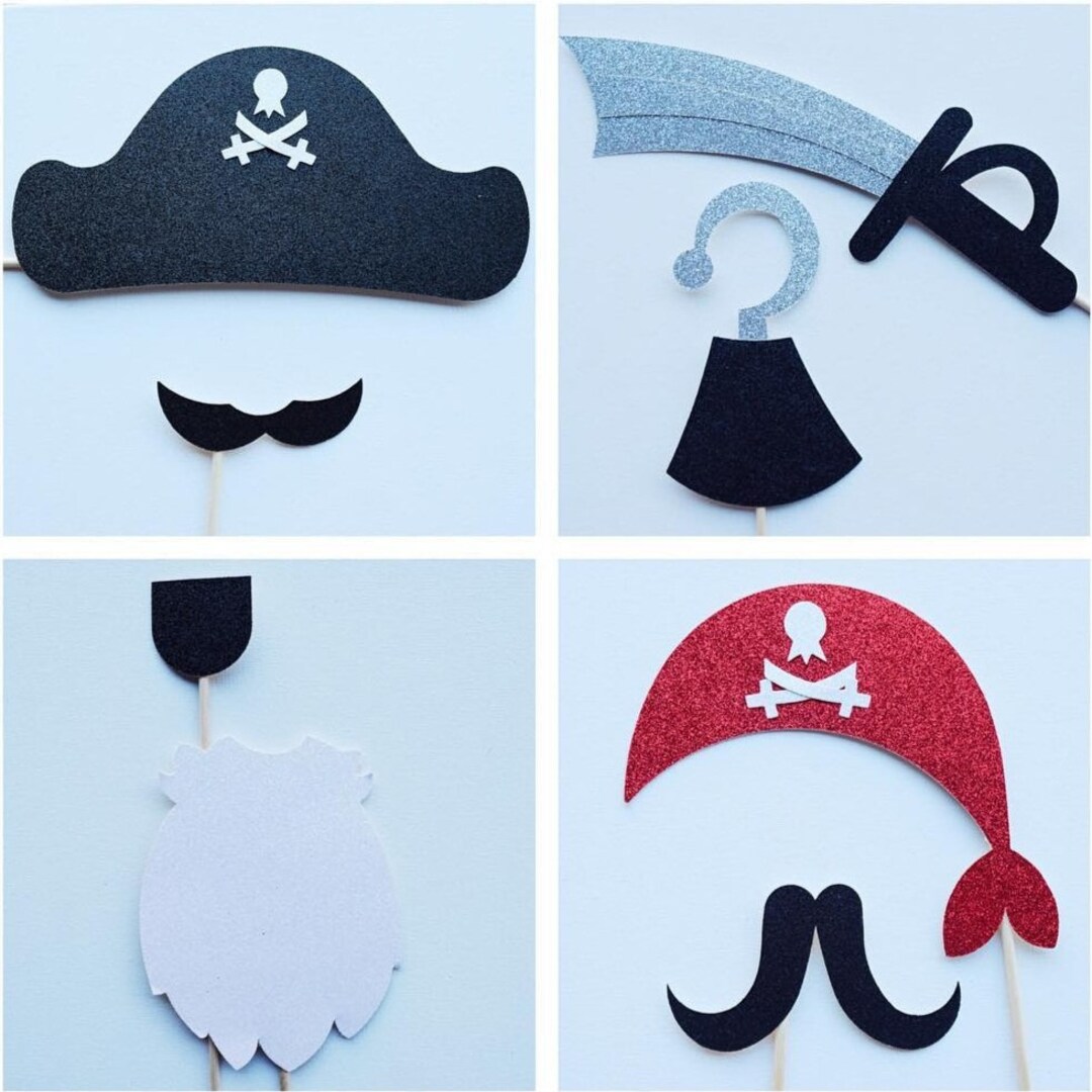 Pirate Photo Props, Pirate Themed Party, Pirate Party Decor, Ahoy ...