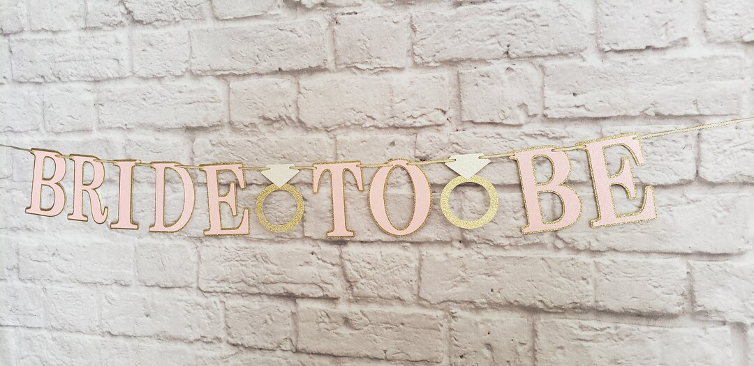 Bride to Be Banner, Bridal Shower Banner, Bridal Party - Etsy