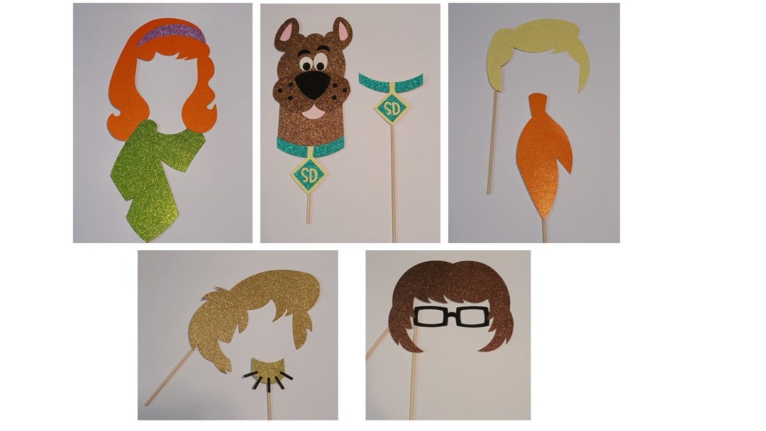 Scoob Inspired Photo Props Mystery Doo Party Scoob Birthday - Etsy