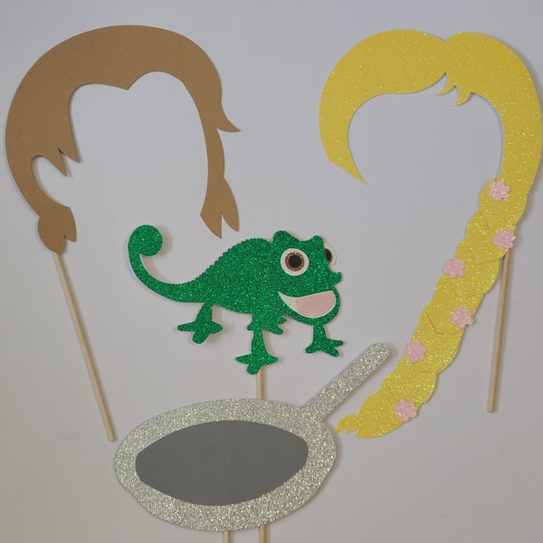 Rapunzel Photo Booth Props - Etsy