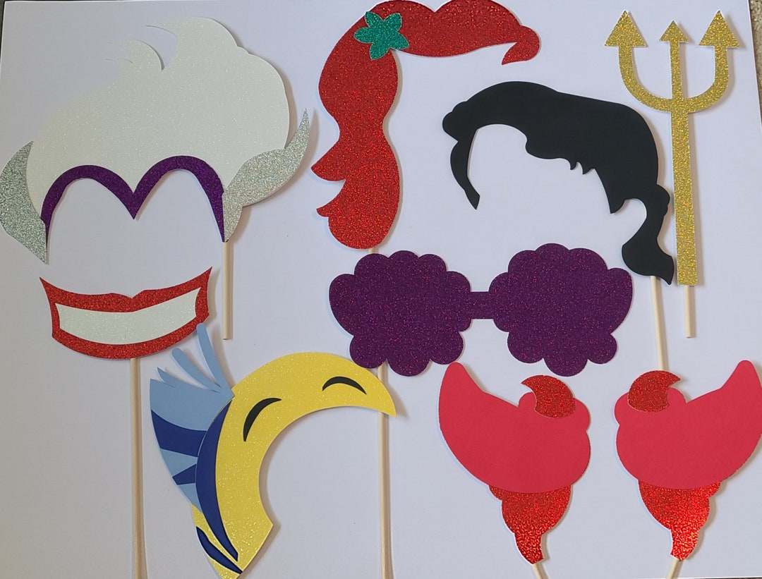 The Little Mermaid Inspired Photo Props - Etsy