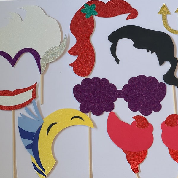 Mermaid Photo Booth Props - Etsy