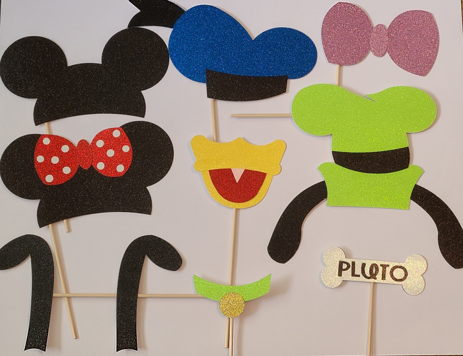 Mickey Clubhouse Inspired Photo Props the Mouse Party Decor - Etsy