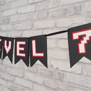 Gaming Party Banner, Gaming Party, Gaming Birthday, Level Game Banner ...