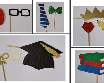 Kindergarten Graduation Photo Booth Props, Back to School Ph ...