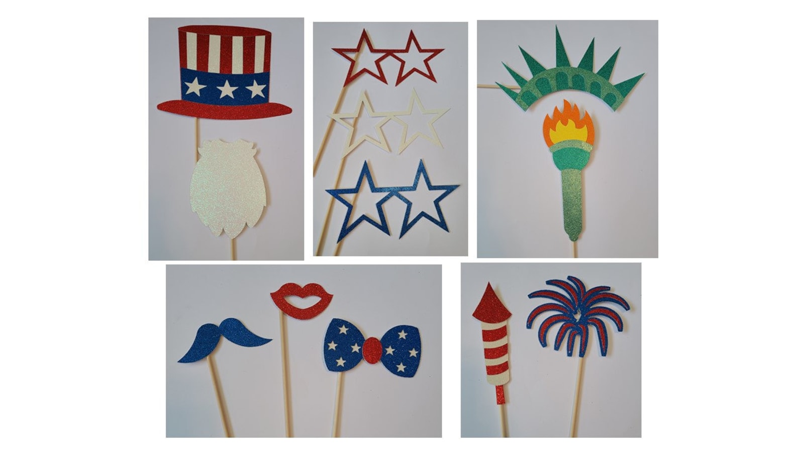 Independence Day Photo Props, 4th of July Photo Props, Fourth of July ...