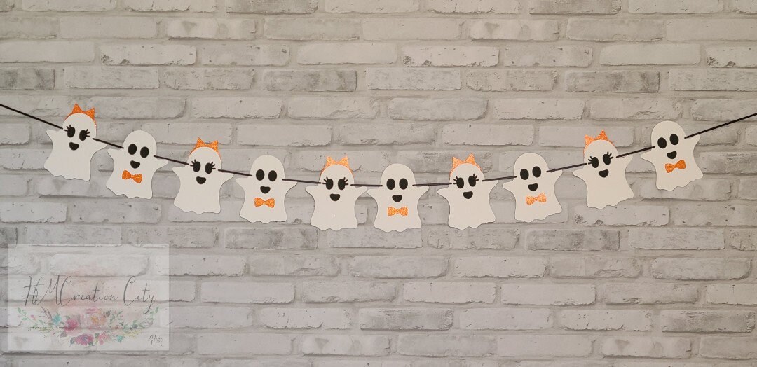 Ghost Halloween Banner, Ghost Banner, Halloween Banner, Halloween Party ...