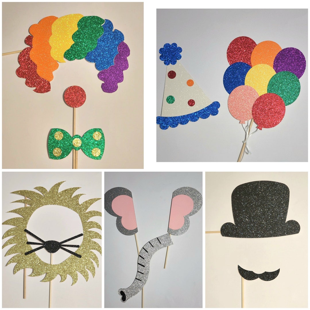 Circus Photo Props, Carnival Photo Props, Carnival Party, Circus ...