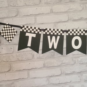 Race Car Two Fast Banner- Two Fast- Race Car Party- 2 Fast - Etsy