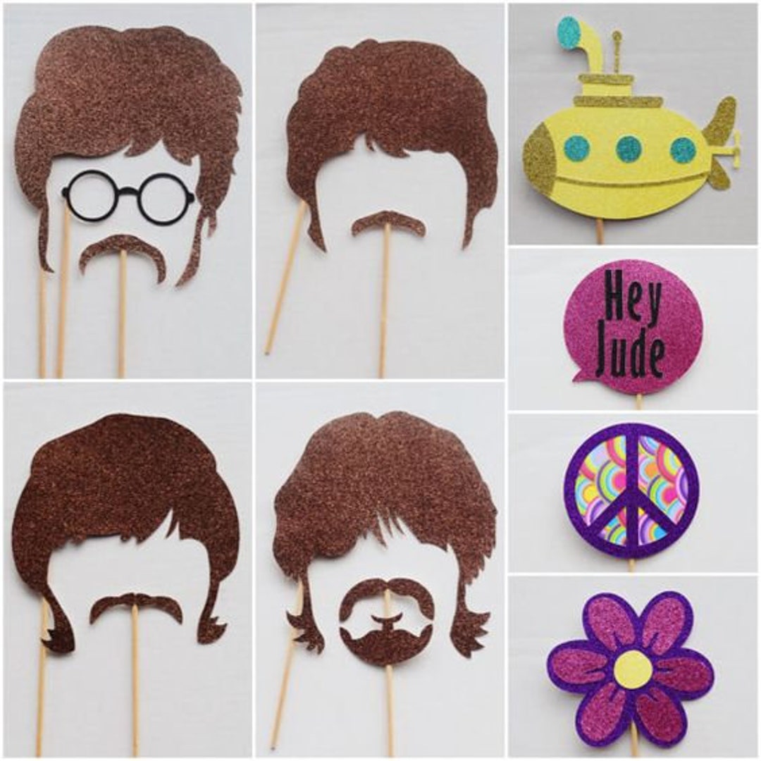 Hippie Photo Props, Groovy Photo Props, Submarine Party Decor, 70's ...