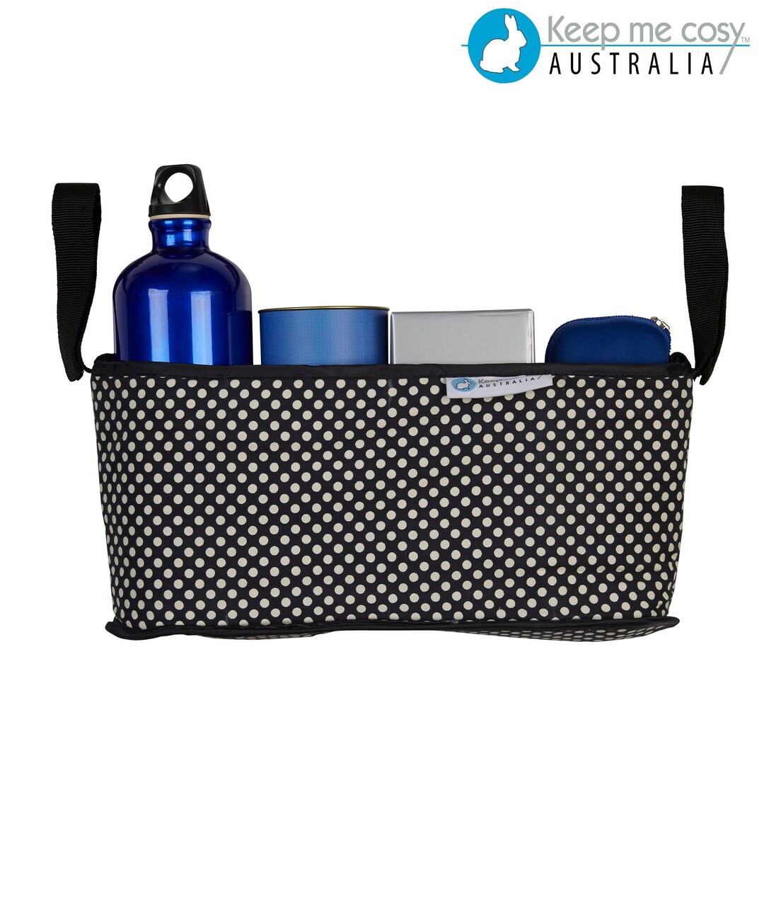 Pram Organiser Caddy Bag for All Prams & Strollers - Ink Spot Design by ...