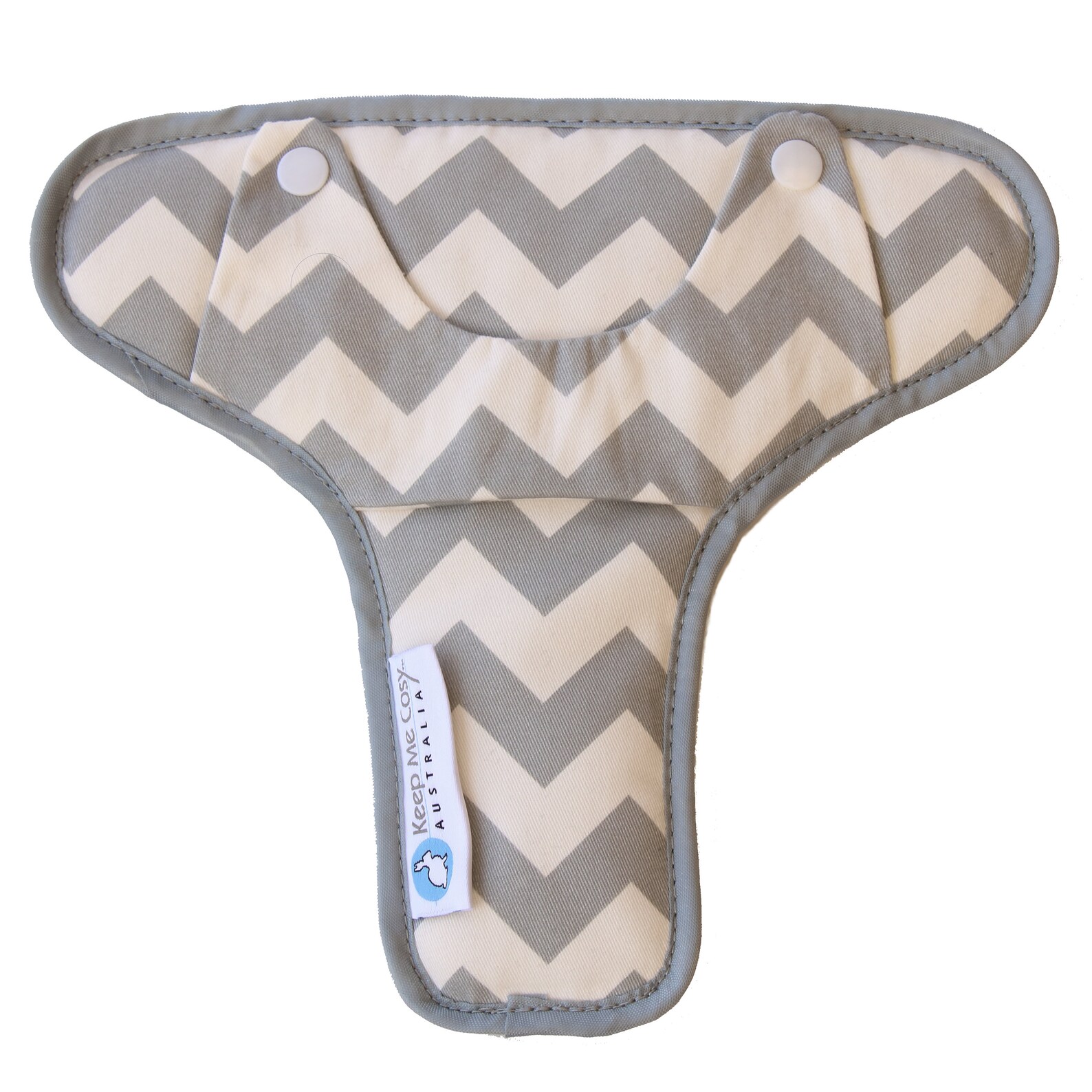 Harness Strap Cover & Buckle Cosy* for Pram Stroller or Car Seat - Grey ...