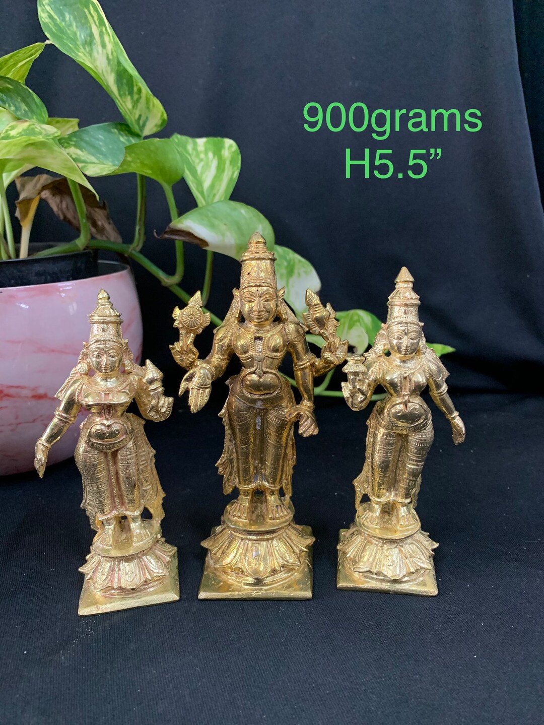 Prasiddh Copper Idols Presents Copper Idols of Sri Maha Vishnu With ...