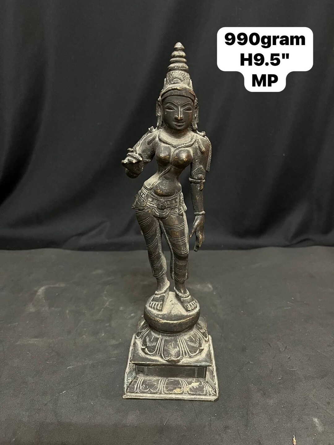 Vintage Bronze Made Uma Devi - Etsy