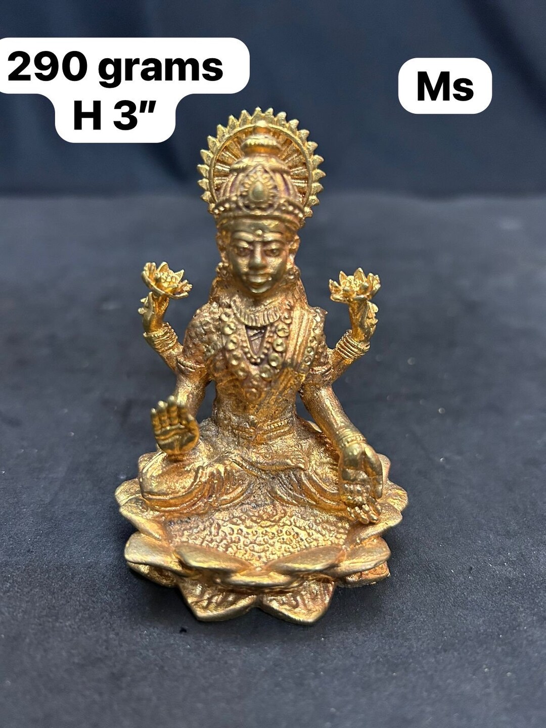 Panchaloha Idol of Lakshmi Devi Idol - Etsy UK