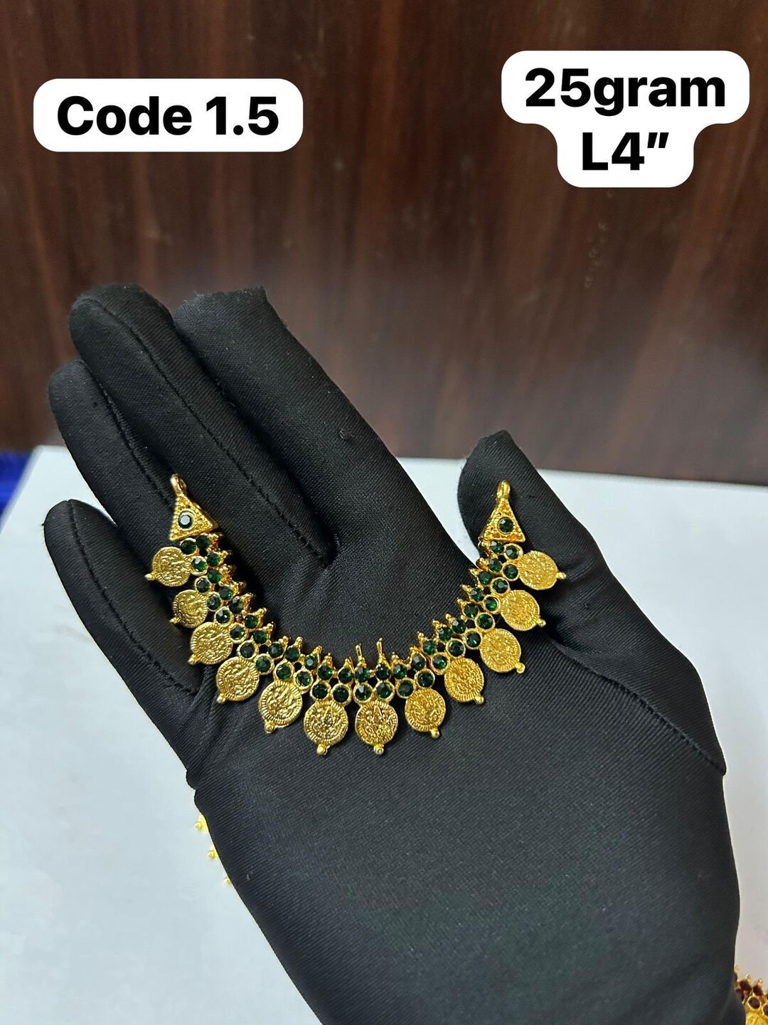 Panchaloha Made Gold Polished Grand Kasu Mala for God Idols 0124 - Etsy