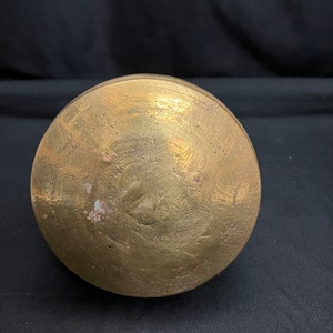 Vintage Bronze Cast Holy Ash Jar - Etsy