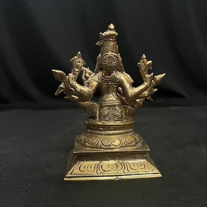 Bronze Cast Idol of Sri Rajashyamala, Raja Matangi ,maha Saraswati - Etsy