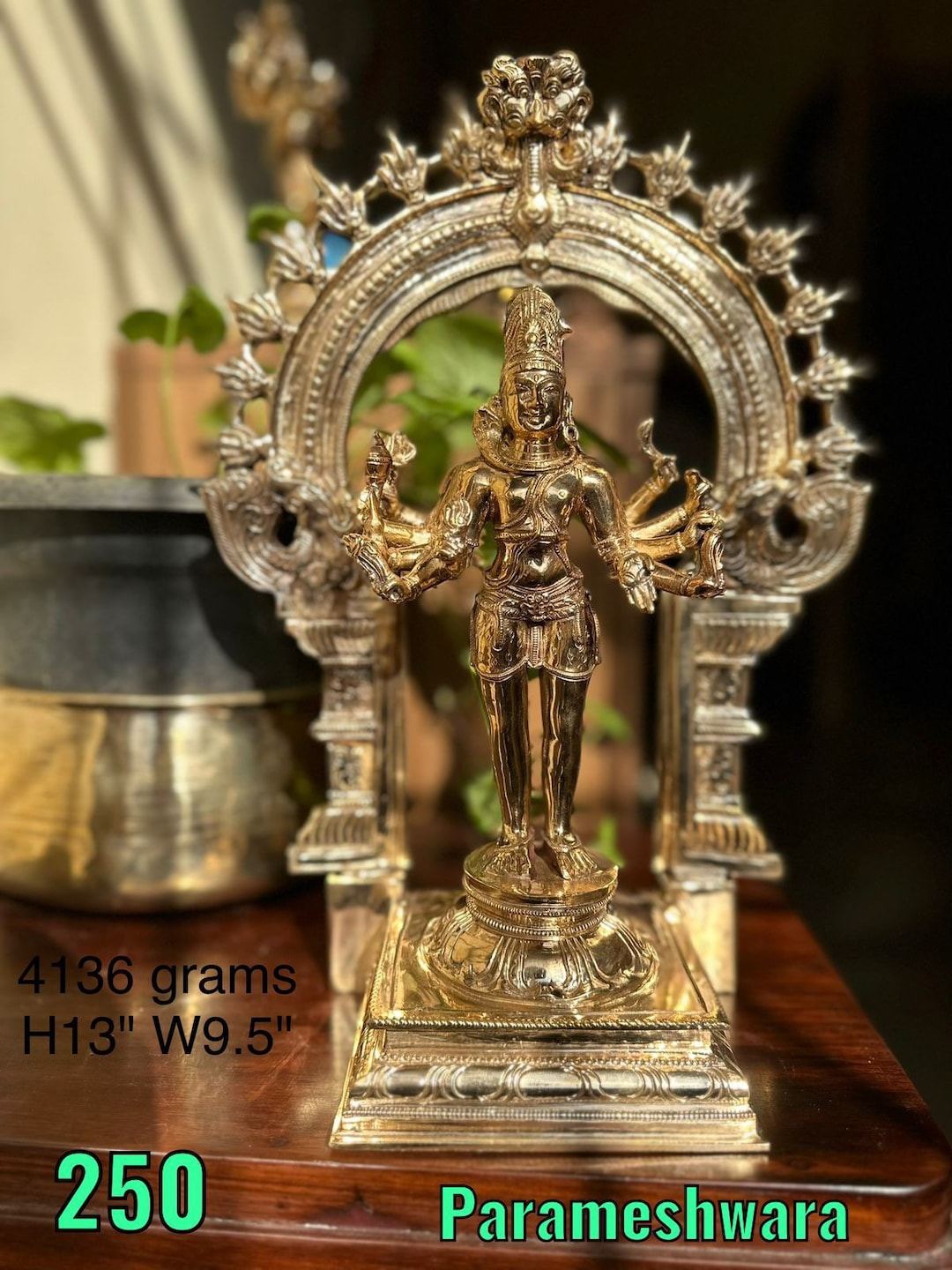 Prasiddh Copper Idols Present Panchaloha Idol of Parameshwara Swamy - Etsy