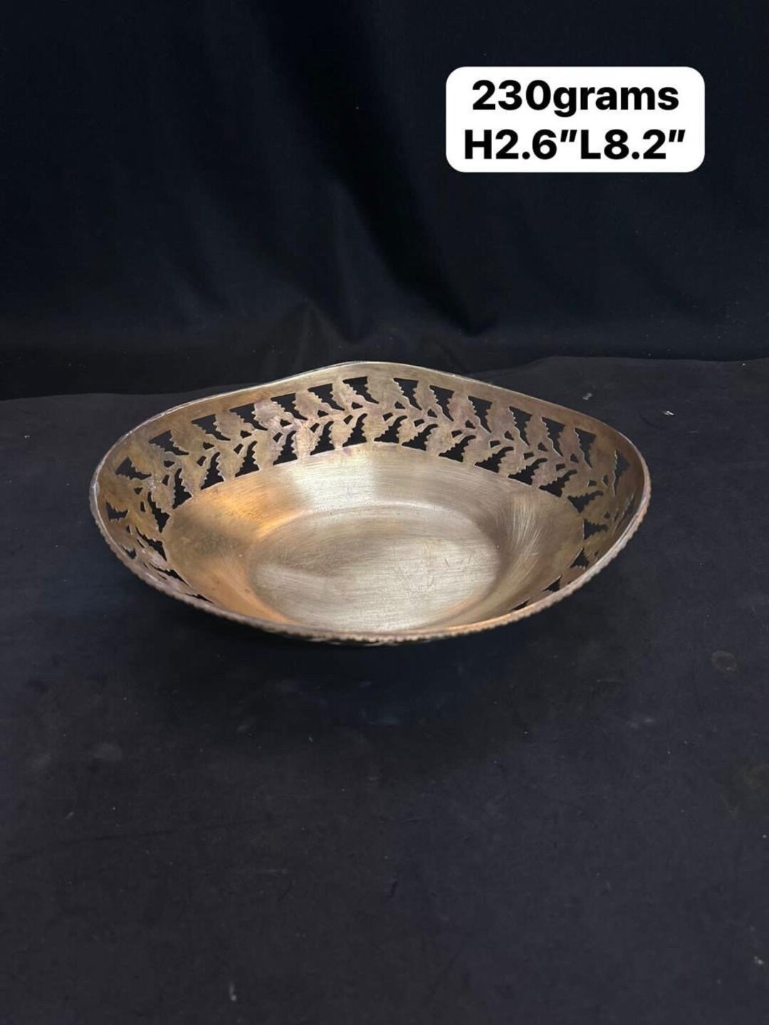 Vintage Brass Made Flower Bowl, Jali Cut Design - Etsy