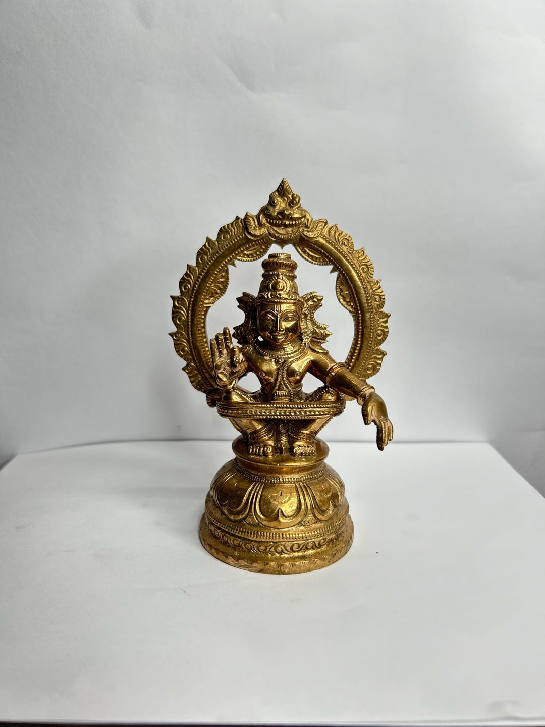 Prasiddh Copper Idols Presents Panchaloha Idol of Ayyappa Aiyyanar ...