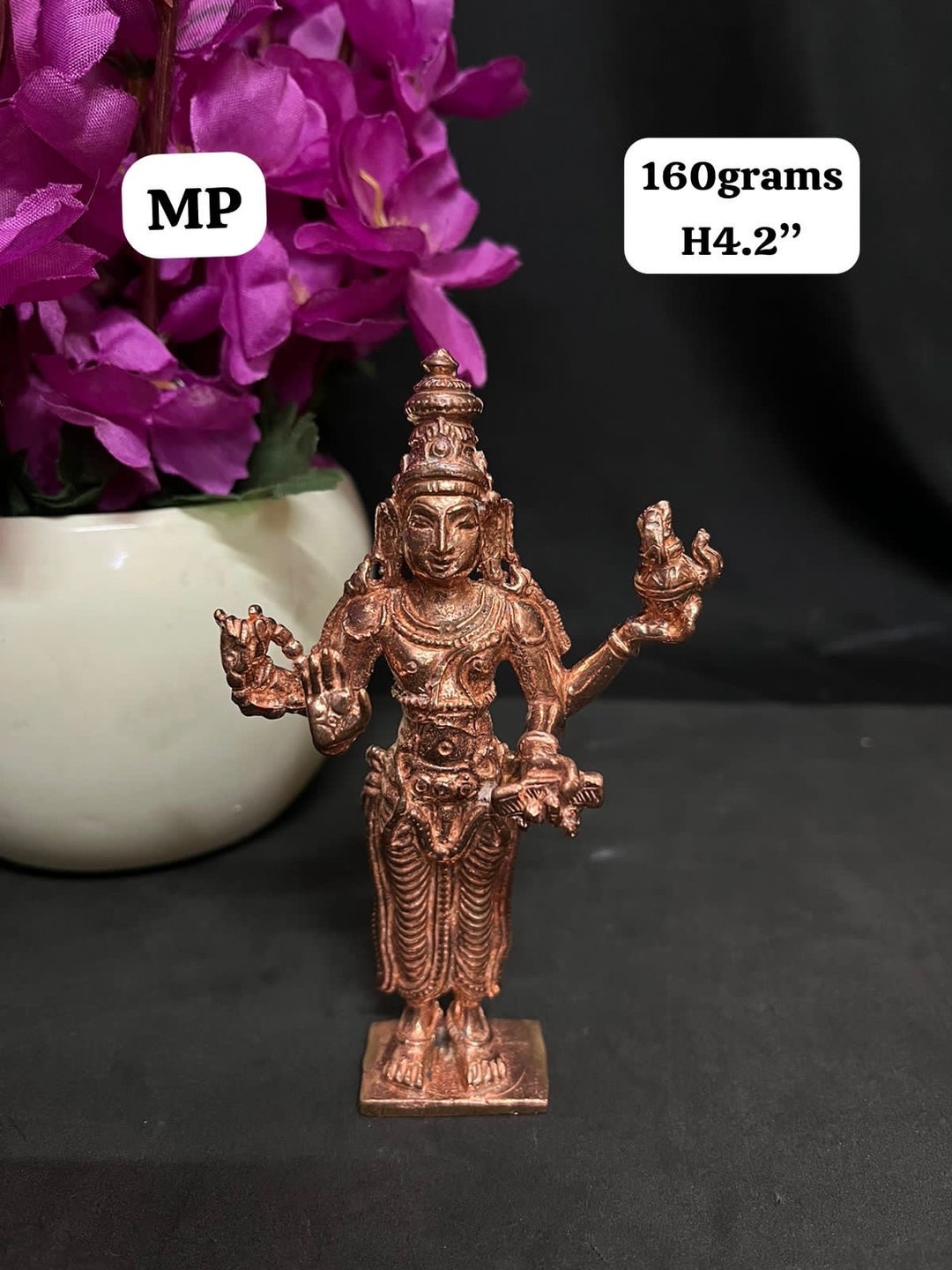 Copper Idol of Sri Guru Graham Navagraha Moorthy - Etsy