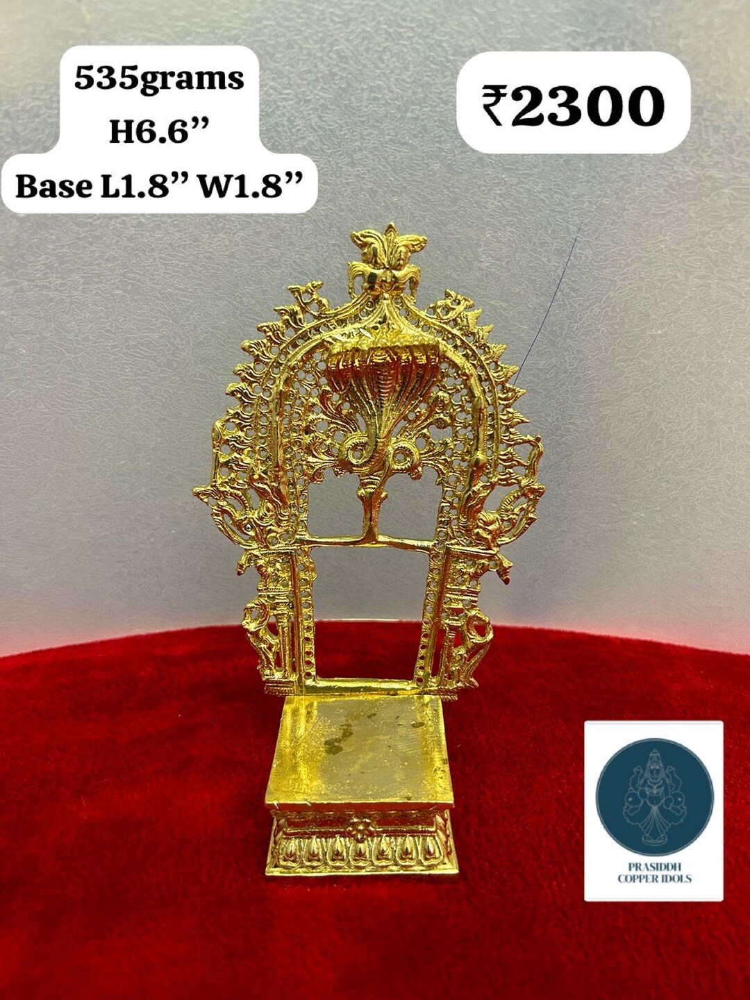 Prasiddh Copper Idols Presents Panchaloha Idol of Peeta Prabhavali - Etsy