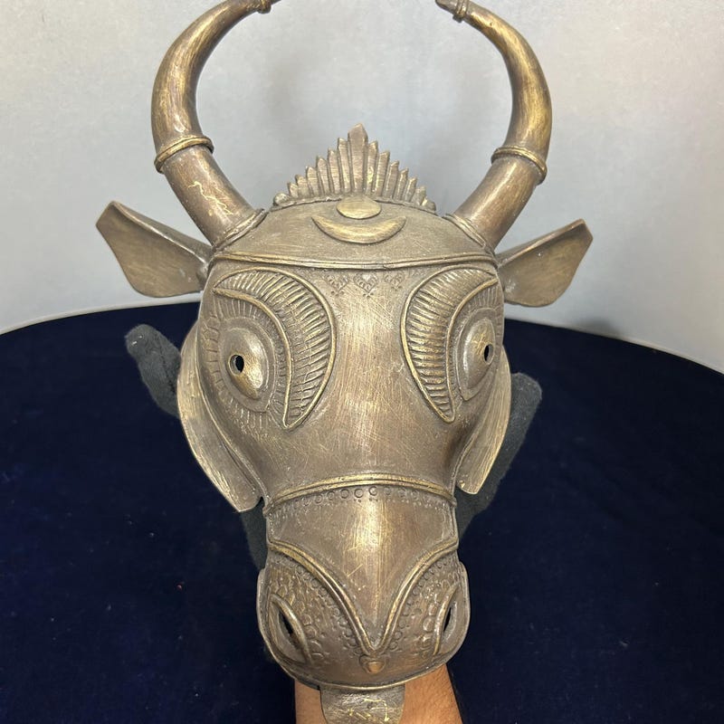 Bull Mask - Etsy