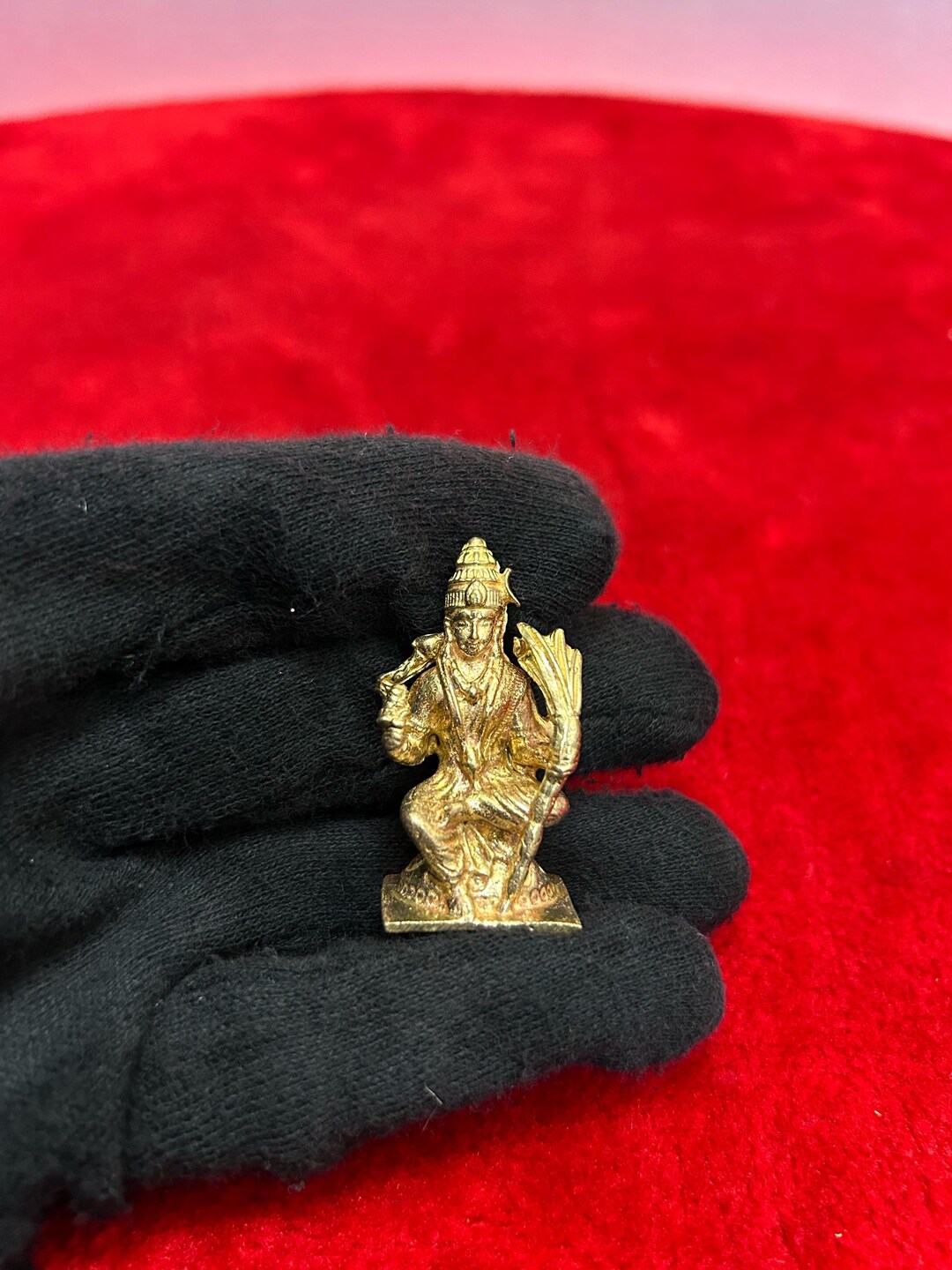 Prasiddh Copper Idols Presents Copper Made Lalitha Devi Idol Miniature ...