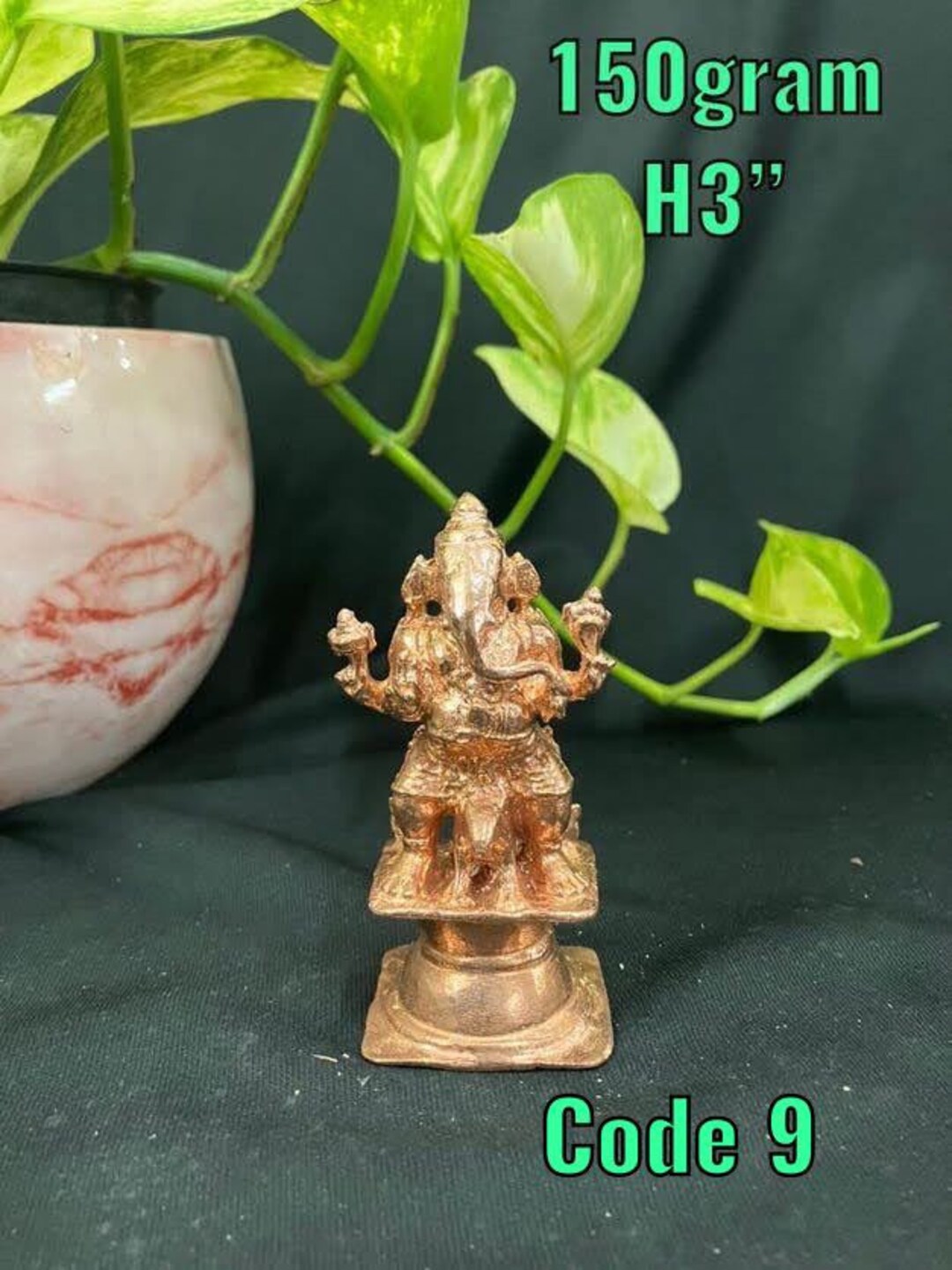 Prasiddh Copper Idols Present Copper Idol of Mushika Vahana Ganesha - Etsy