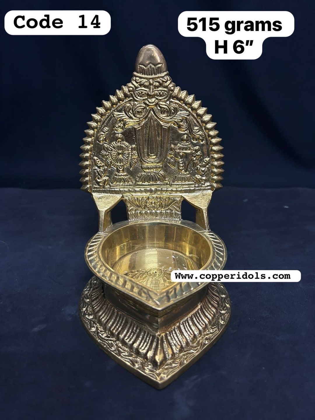 Brass Handcrafted Vishnu Nama With Sudarshana Chakra Lamp/deepa - Etsy