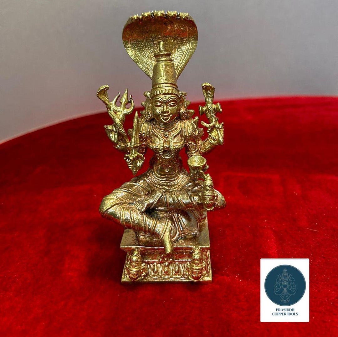 Prasiddh Copper Idols Presents Panchaloha Idol of Chowdeshwari Devi - Etsy