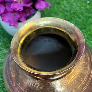 Vintage Bronze Cast Kalasa Pot - Etsy