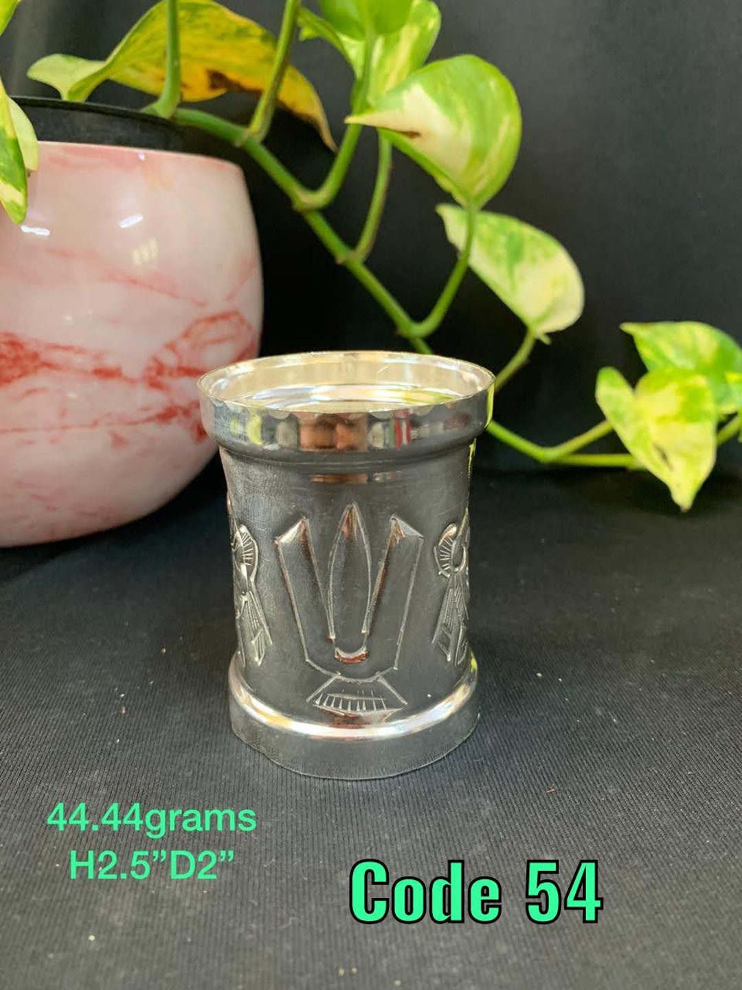 Prasiddh Copper Idols Present Silver Handcrafted Rice Offering Pot ...