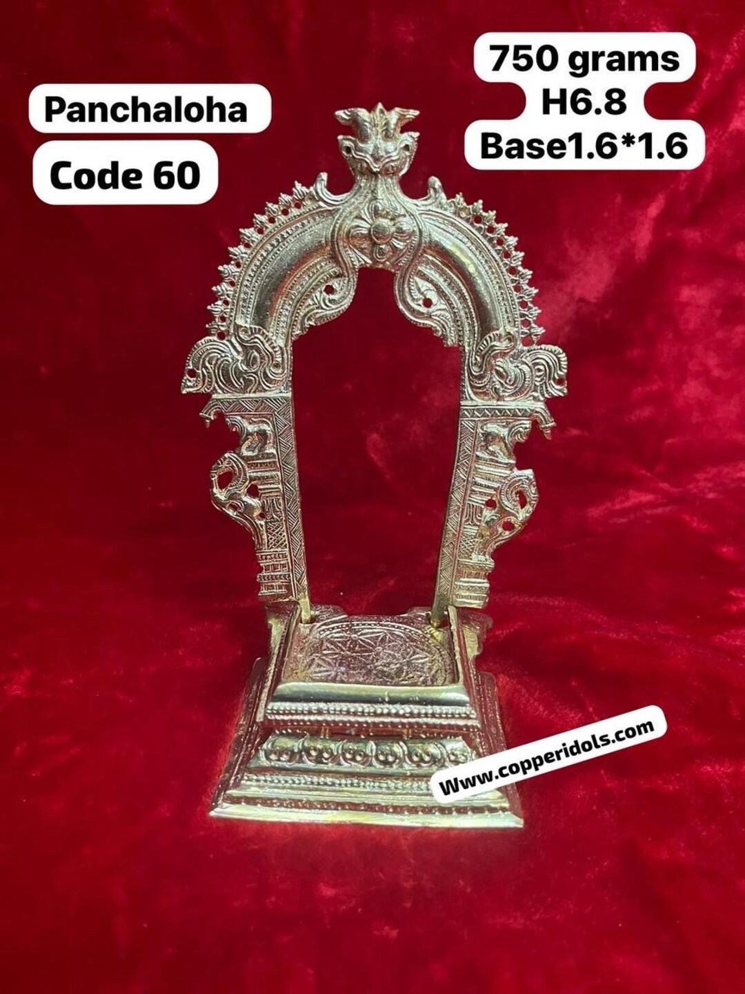 Panchaloha Made Peeta Prabhavali Handcrafted - Etsy