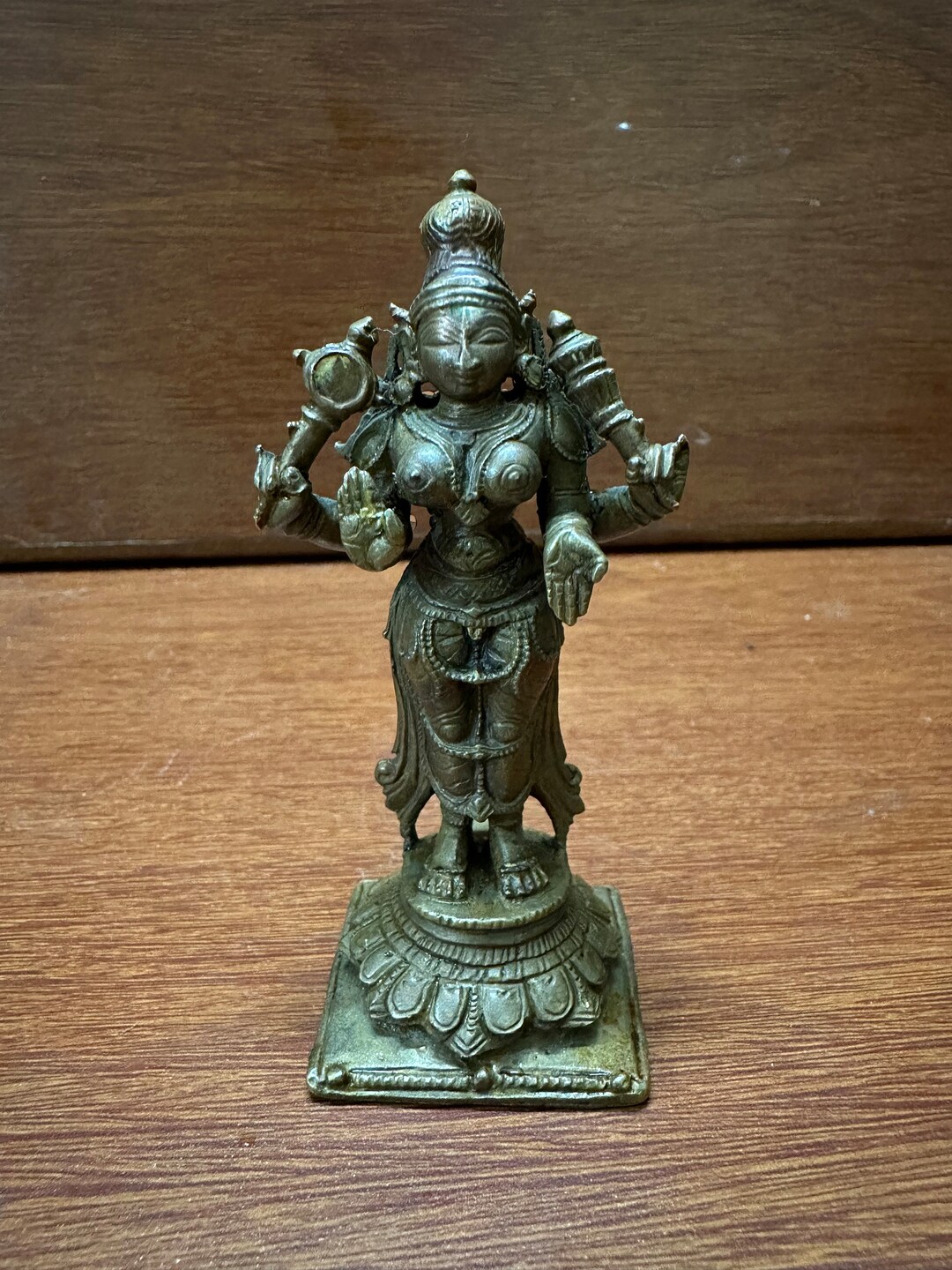Vintage Solid Bronze Cast Dharma Samvardini Devi Idol a Form - Etsy