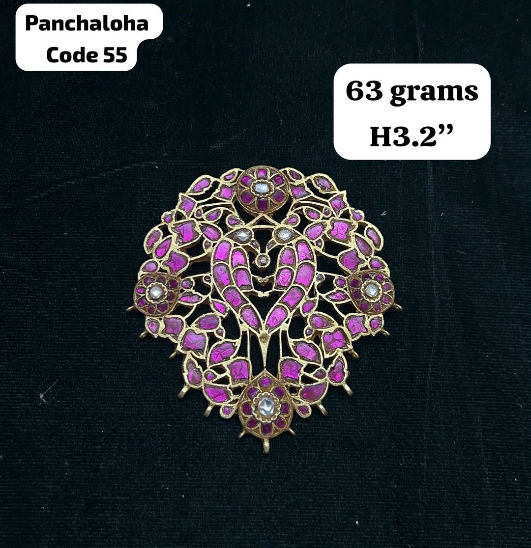 Prasiddh Copper Idols Present Panchaloha Pooja Decor Pendent / Stone ...