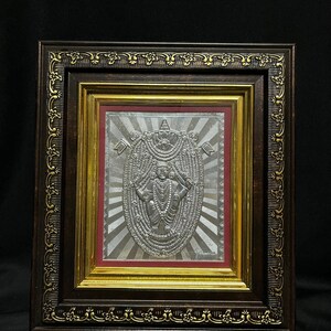 Katilu Durga Parameshwari Silver Embossed Frame - Etsy