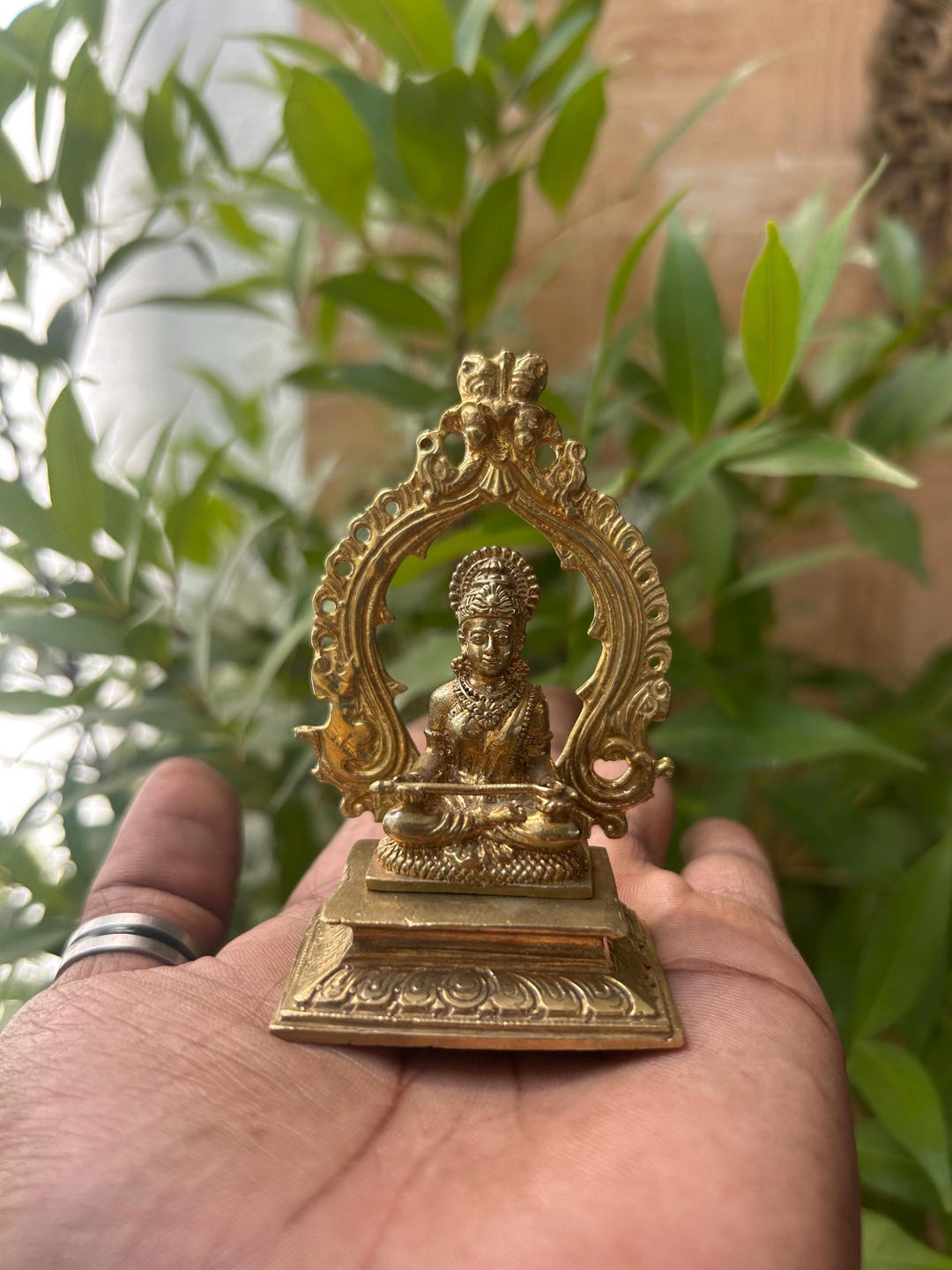 Prasiddh Copper Idols Presents Panchaloha Idol of Annapoorneshwari Devi ...