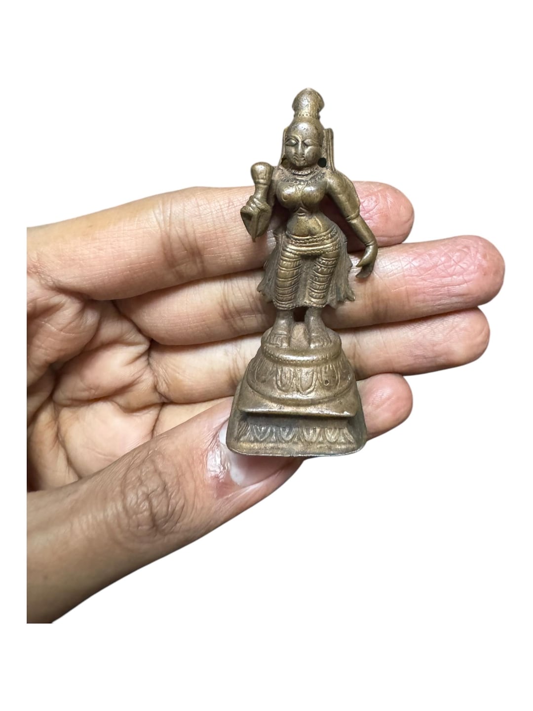 Vintage Bronze Cast Uma Devi Parvati - Etsy